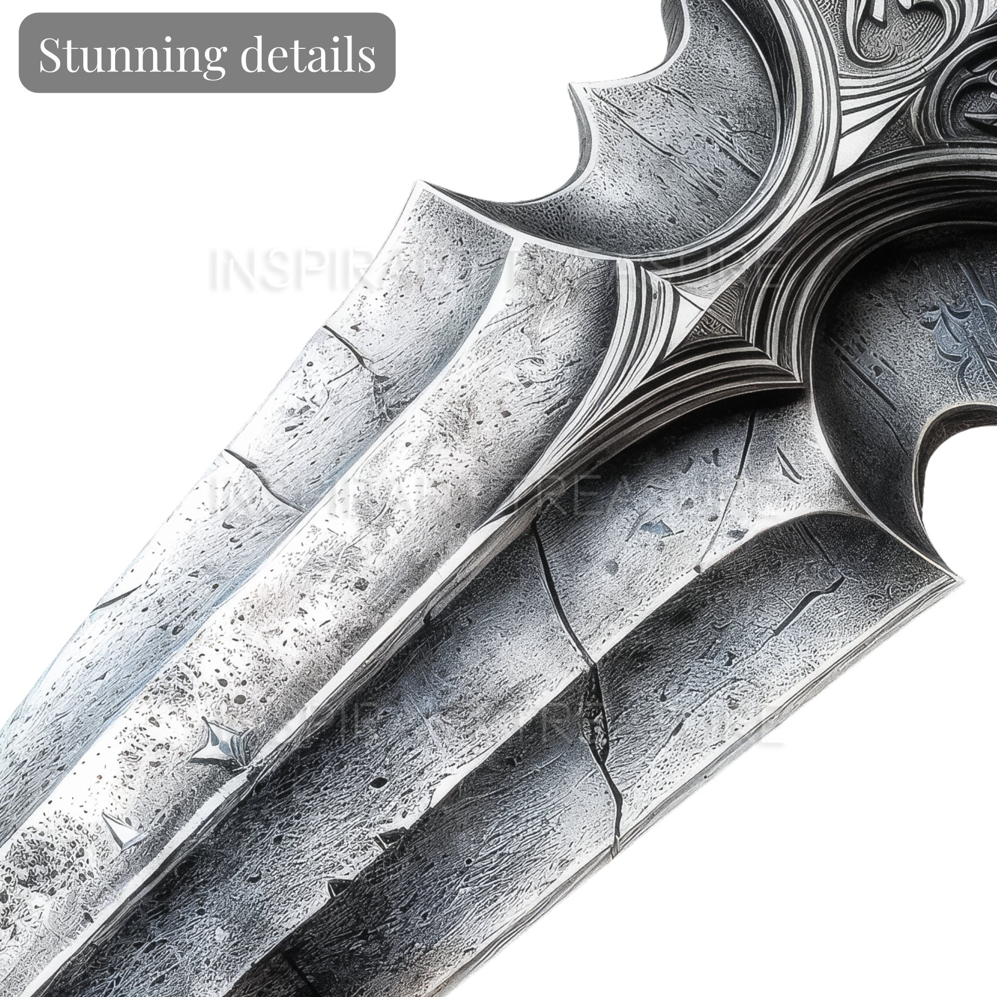 Fantasy Iron Dagger Clipart Bundle, Medieval Dagger Designs for DIY ...
