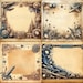 Sci-fi Watercolor Scrapbook Paper Kit, Vintage Art Journal Page Kit ...