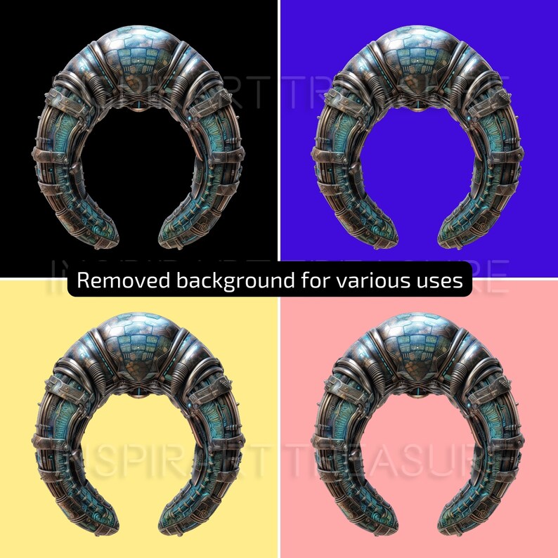 Space Ancient Relics Clipart, Alien Mysterious Artefact PNG Art ...