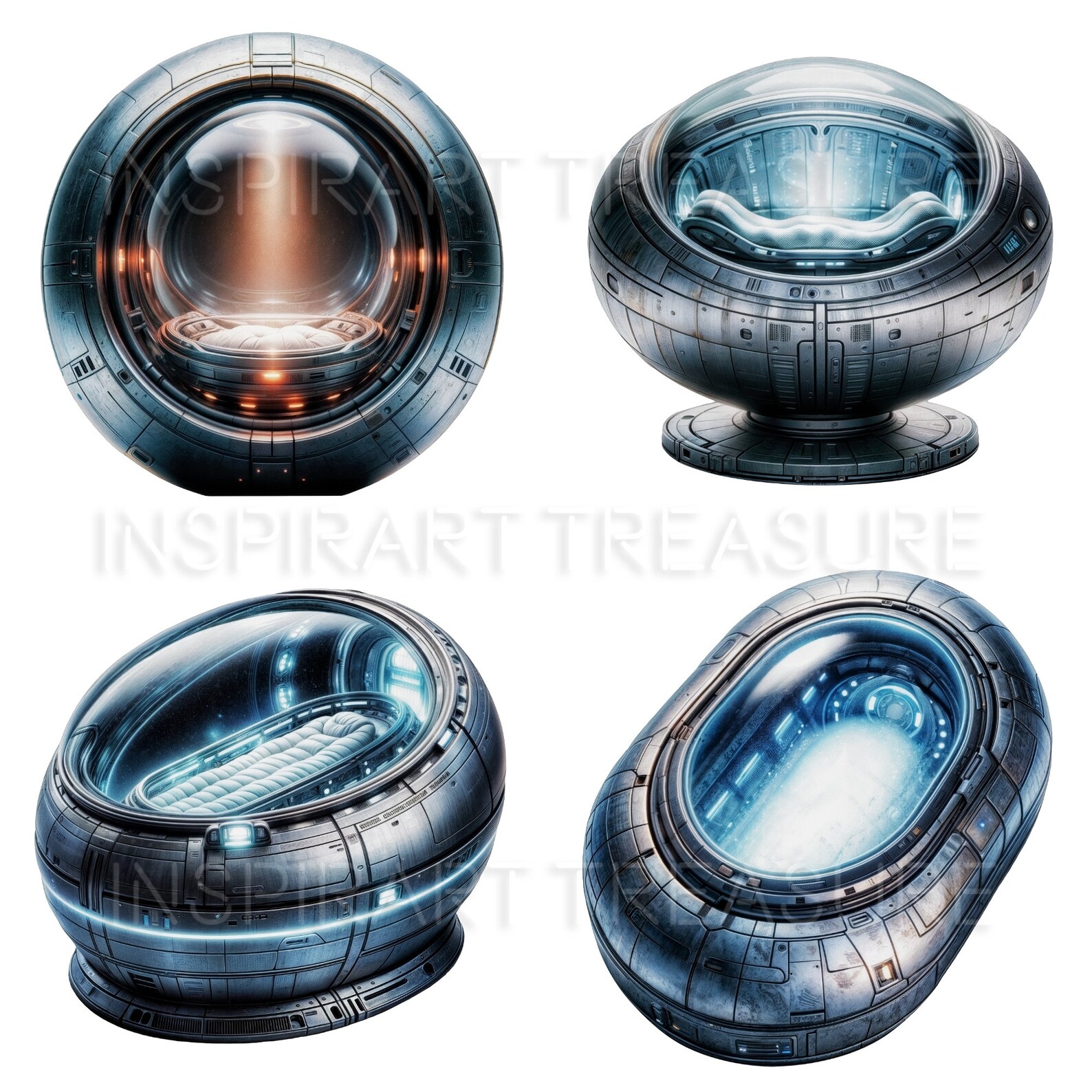Cryogenic Sleep Pod PNG Clipart Sci-fi Cryopod Stasis Chamber ...