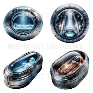 Cryogenic Sleep Pod PNG Clipart Sci-fi Cryopod Stasis Chamber ...