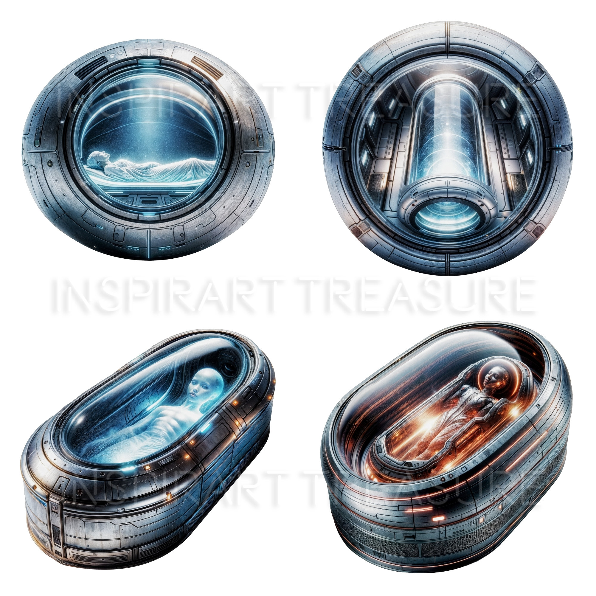 Cryogenic Sleep Pod PNG Clipart Sci-fi Cryopod Stasis Chamber ...