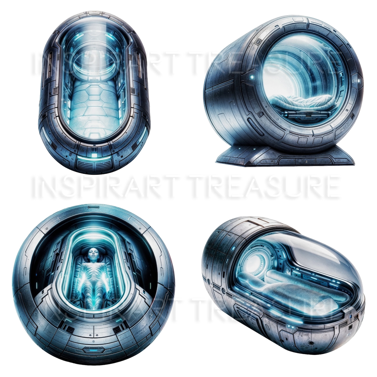 Cryogenic Sleep Pod PNG Clipart Sci-fi Cryopod Stasis Chamber ...