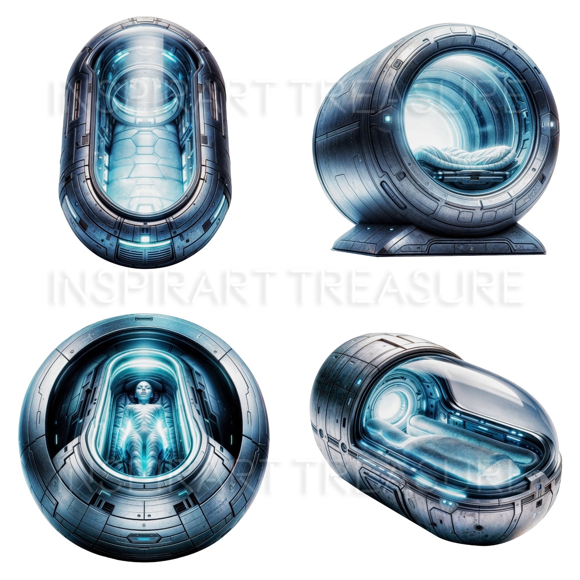 Cryogenic Sleep Pod PNG Clipart Sci-fi Cryopod Stasis Chamber ...