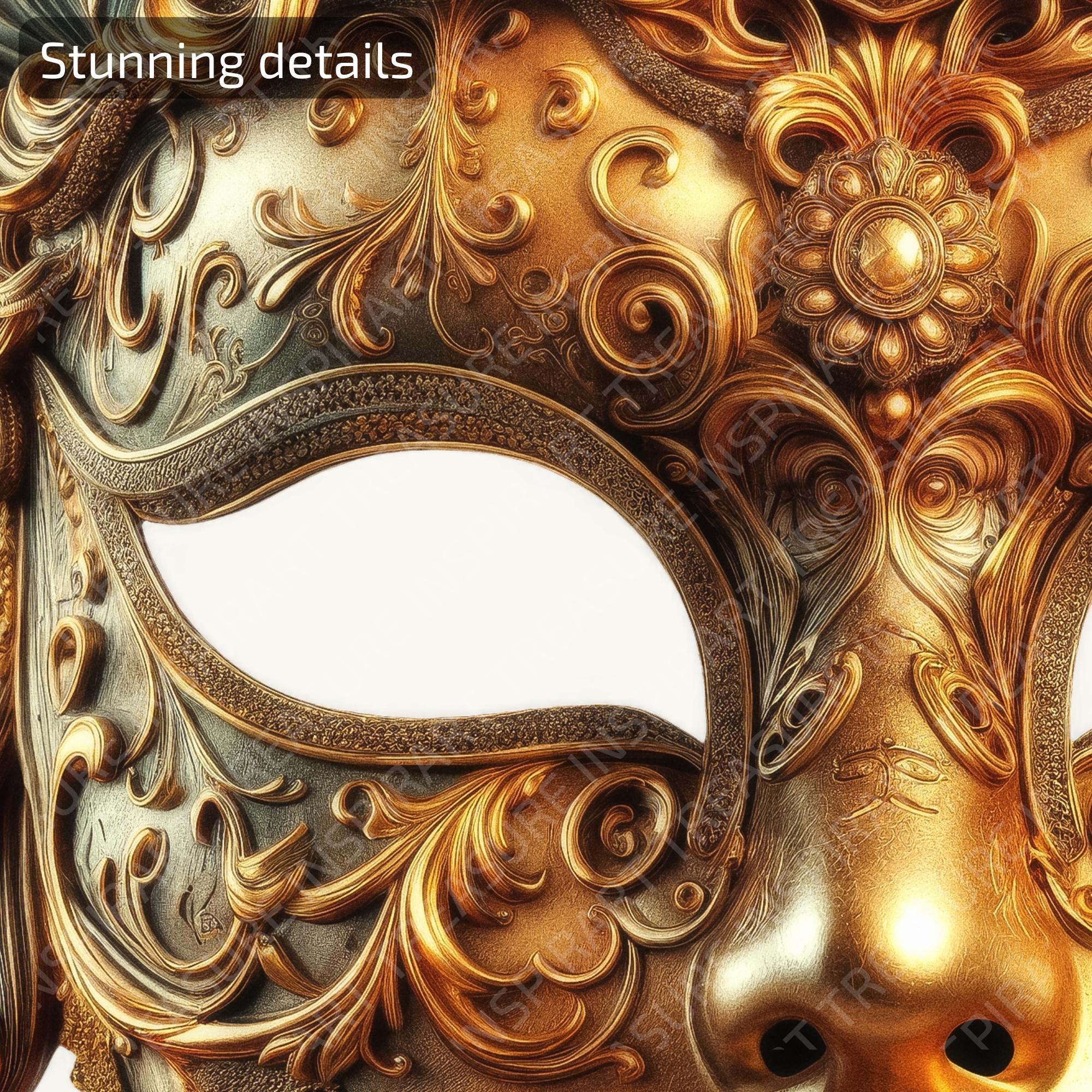 Victorian Masquerade Mask PNG Clipart Collection Printable Carnival ...