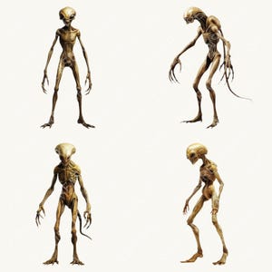 Realistic Scary Alien Clipart Spooky Alien PNG Extraterrestrial Images ...