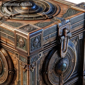 Mystical Box Clipart, Fantasy Travel Box Mystical Gifts PNG Box, DIY ...