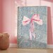 Pink Bow Vintage Coquette Wall Art, Coquette Room Decor, Balletcore ...
