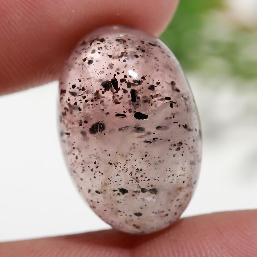 Amazing! Pink Color Pink Moss Quartz Gemstone | Natural Pink Moss ...