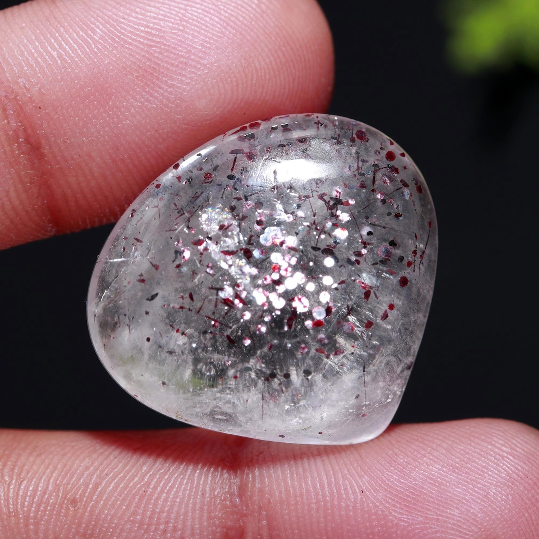 Amazing! Natural Elestial Quartz Gemstone|elestial Quartz Cabochon ...
