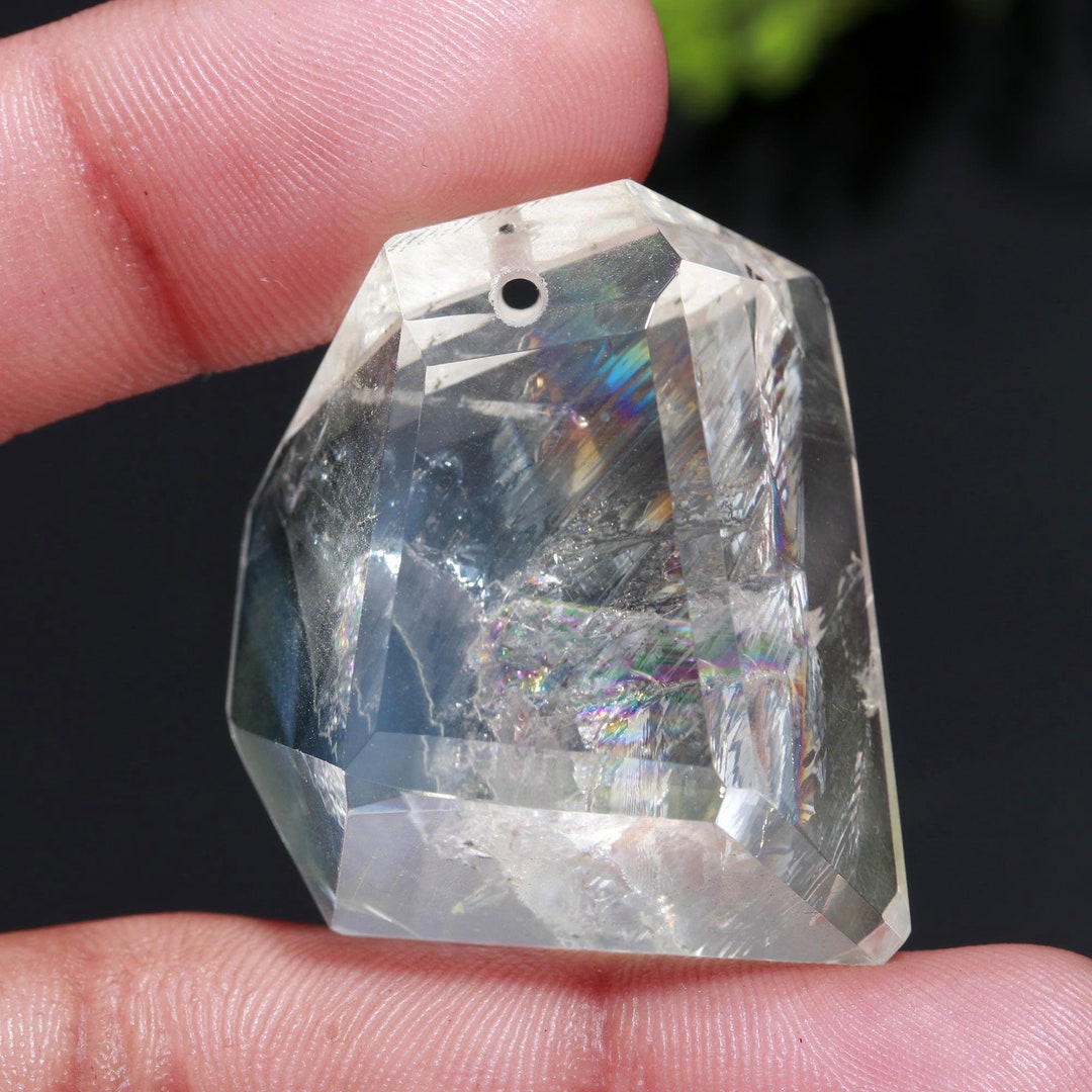 Super Rainbow Flash! Natural Iris Quartz Gemstone | Iris Quartz Fancy ...