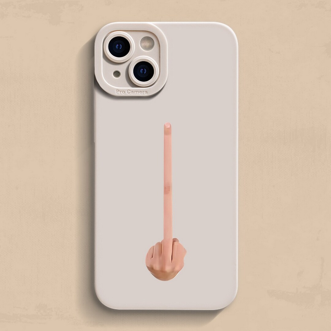 Spooky Middle Finger iPhone 15 Phone Case Unique and Stylish Protective ...