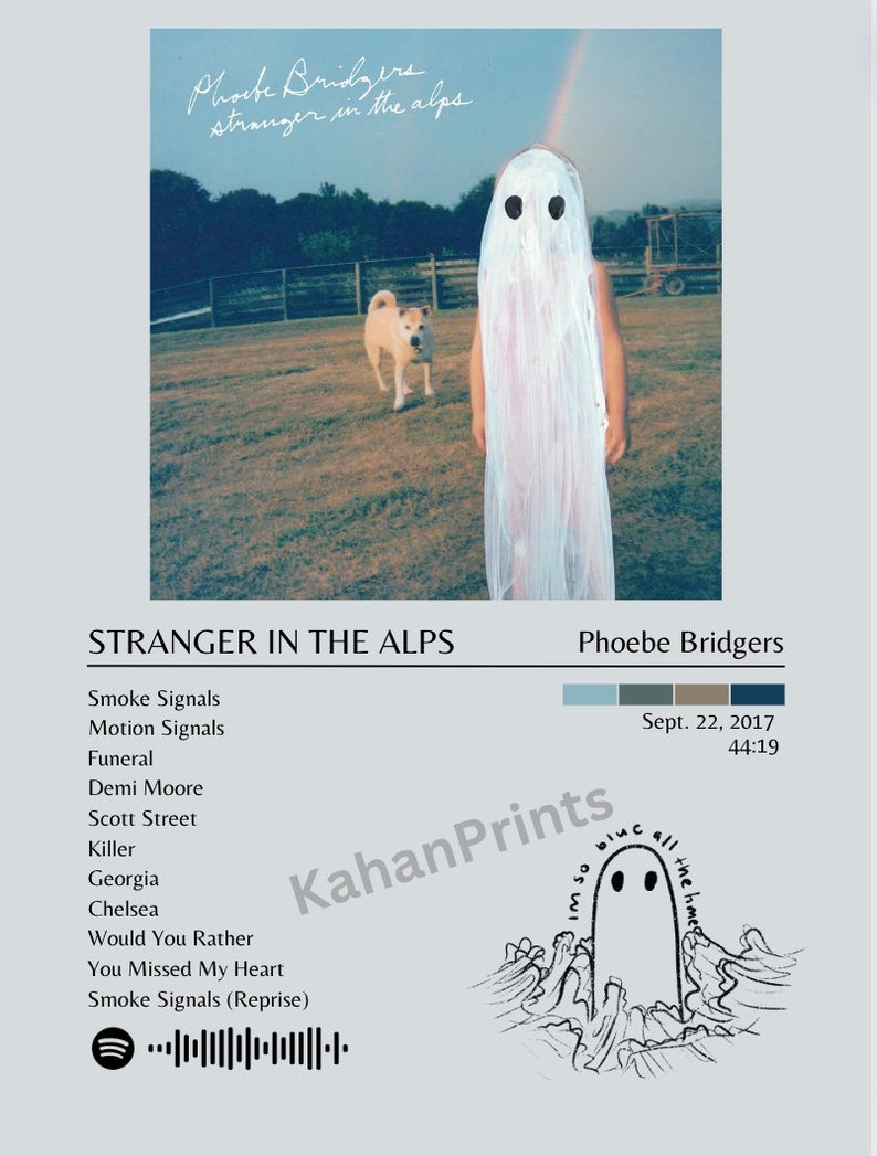 Stranger in the Alps - Digital Poster Download Phoebe Bridgers - Etsy
