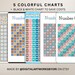 Colorful Number Charts 1-100 Bundle Printable Math Activity for ...