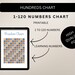 Colorful Number Charts 1-100 Bundle Printable Math Activity for ...