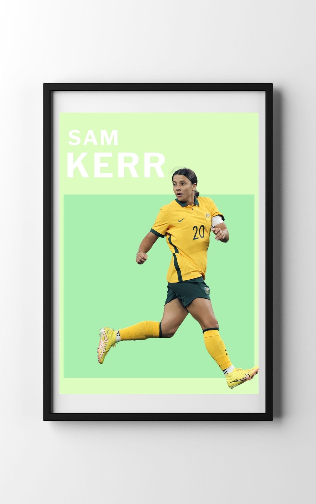 SAM KERR Digital Download A4 Football Poster, Women's Football, Bedroom ...