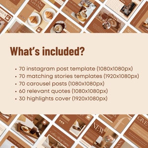 Cafe Template | Coffee Shop | Instagram Template | Social Media ...