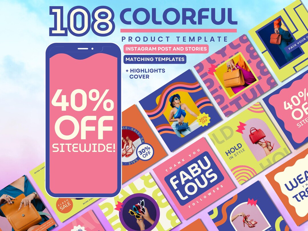 Product Template | Colorful Template | Fashion Template | Product ...