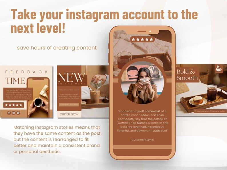 Cafe Template | Coffee Shop | Instagram Template | Social Media ...