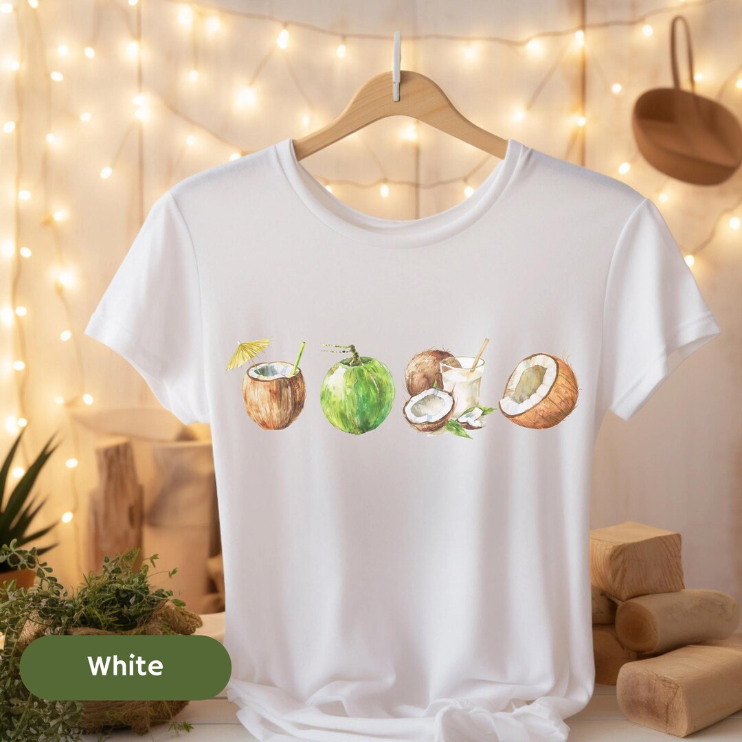Coconut Shirt, Coconut Tshirt, Coconut Girl, Fruit Shirt, Hawaiian ...