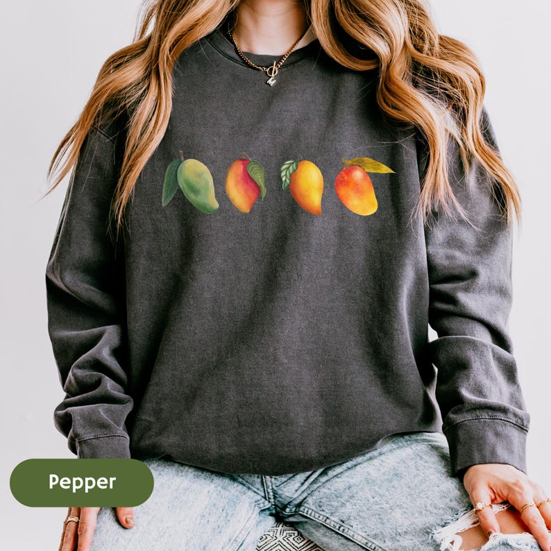 Mango Sweatshirt, Mango Gifts Mango Clothing, Mango Shirt, Boho Mango ...