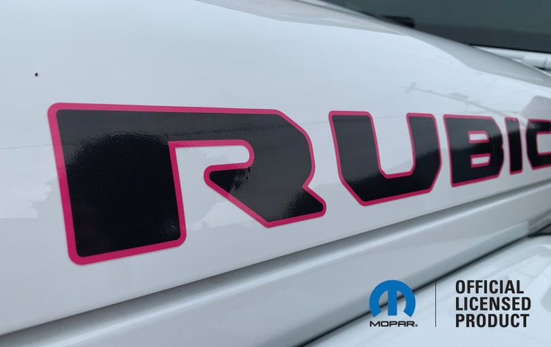 18-23 Jeep RUBICON Hood Decal Sticker Wrangler Sahara Willys Gladiator ...