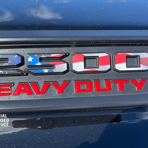 2019-2024 RAM 2500 Hood Emblem Decal Sticker Overlay USA American Flag ...