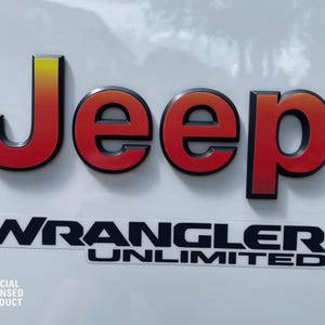 JEEP Wrangler Willys Rubicon Mojave 4xe Sahara Overland Fender Emblem ...