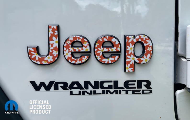 JEEP Wrangler Willys Rubicon 4xe Sahara Overland Fender Emblem Vinyl ...
