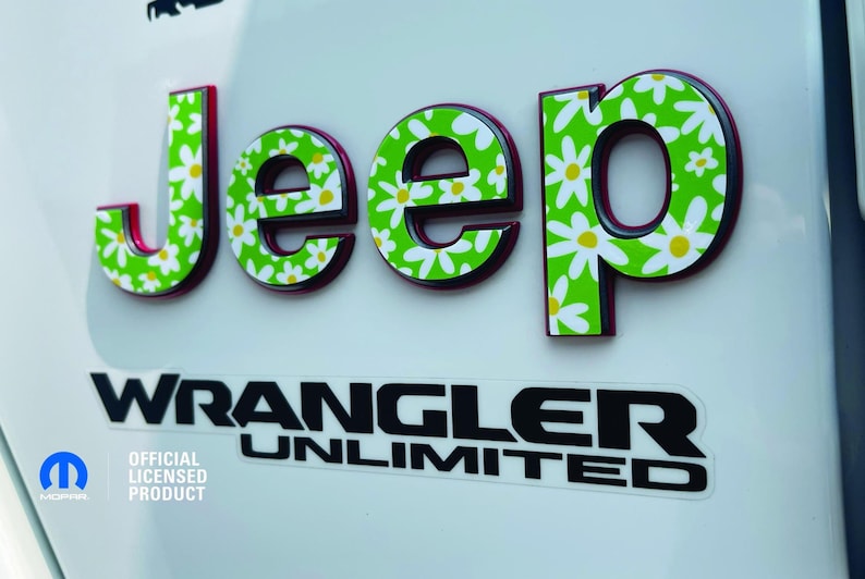JEEP Gladiator Willys Rubicon 4xe Sahara Mojave Fender Emblem Vinyl ...