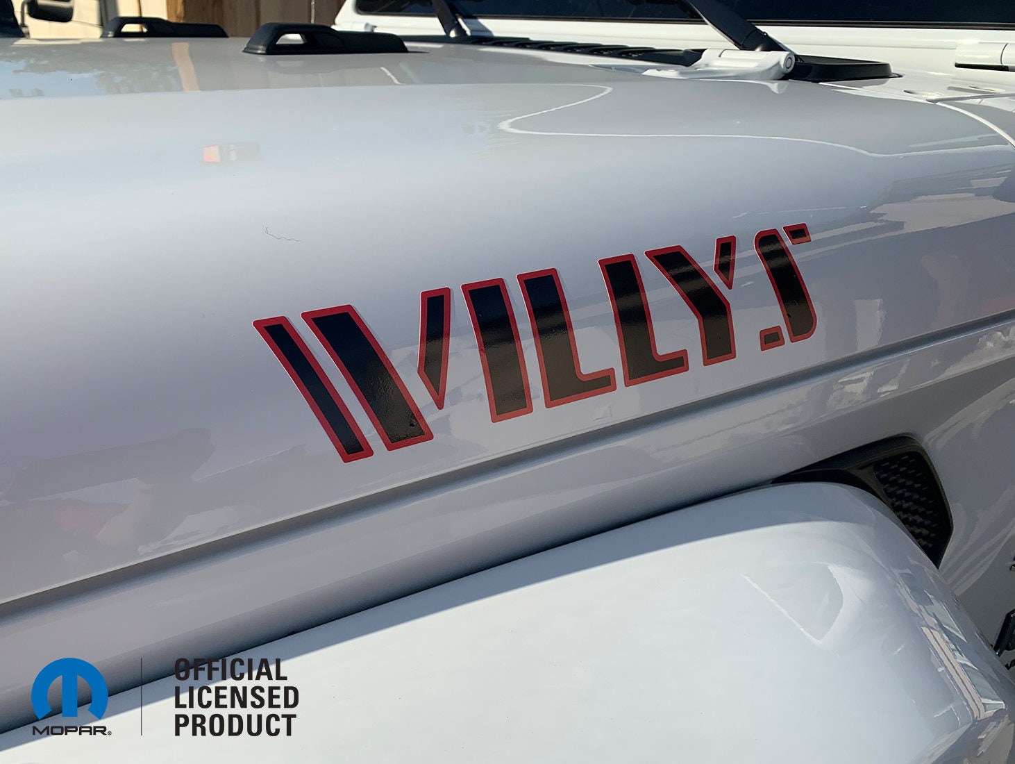 18-23 Jeep WILLYS Hood Decal Sticker Rubicon Wrangler Sahara Gladiator ...