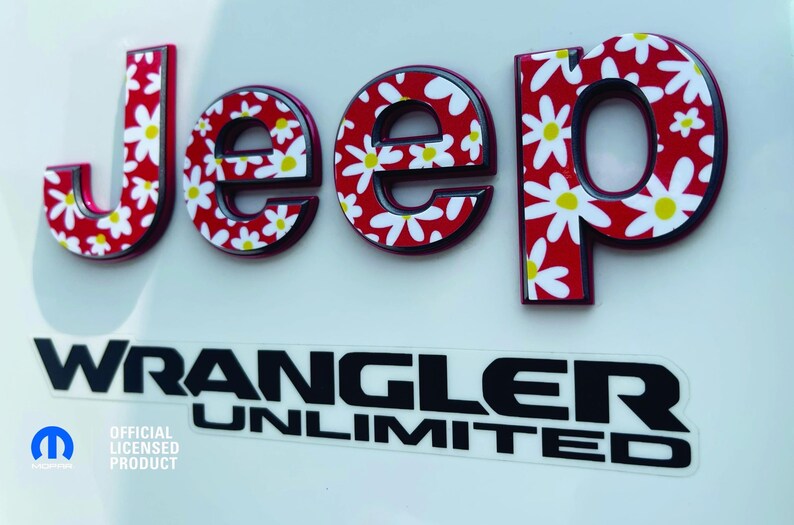 JEEP Wrangler Willys Rubicon 4xe Sahara Overland Fender Emblem Vinyl ...