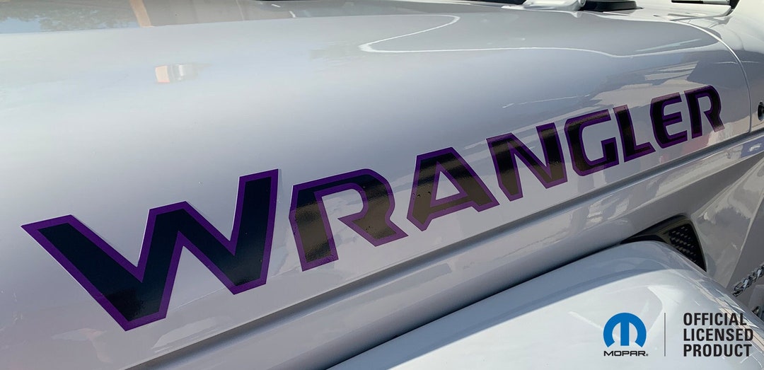 18-23 Jeep WRANGLER Hood Decal Sticker Rubicon Willys Gladiator JT JL ...