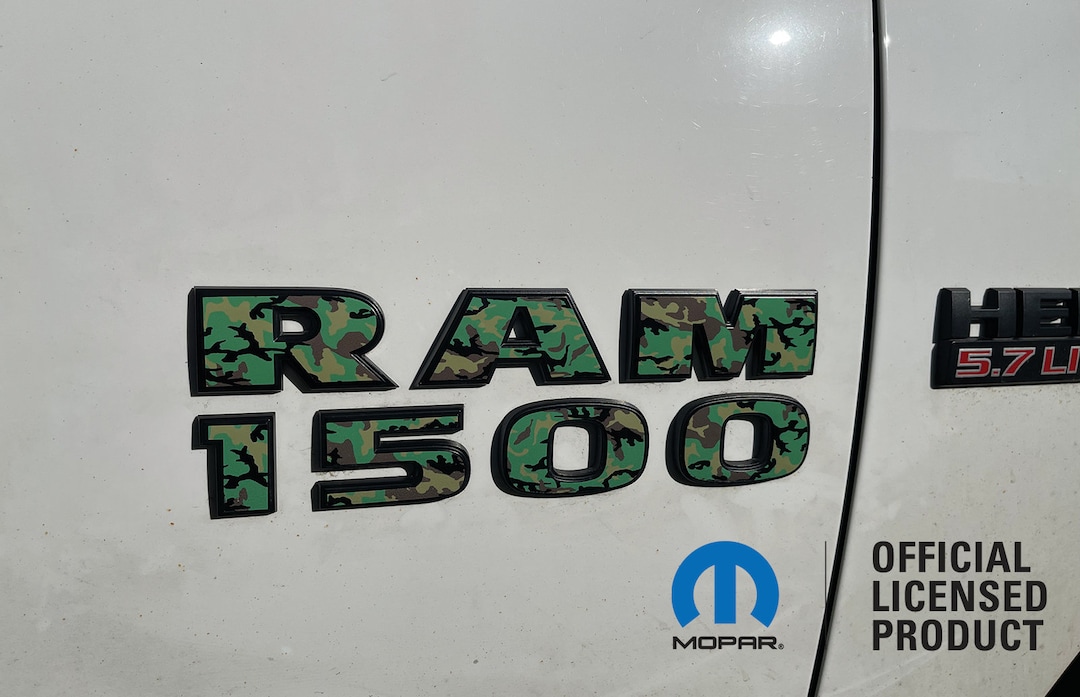 19 20 21 22 23 RAM CLASSIC WARLOCK 1500 Door 4X4 Tailgate Emblem ...