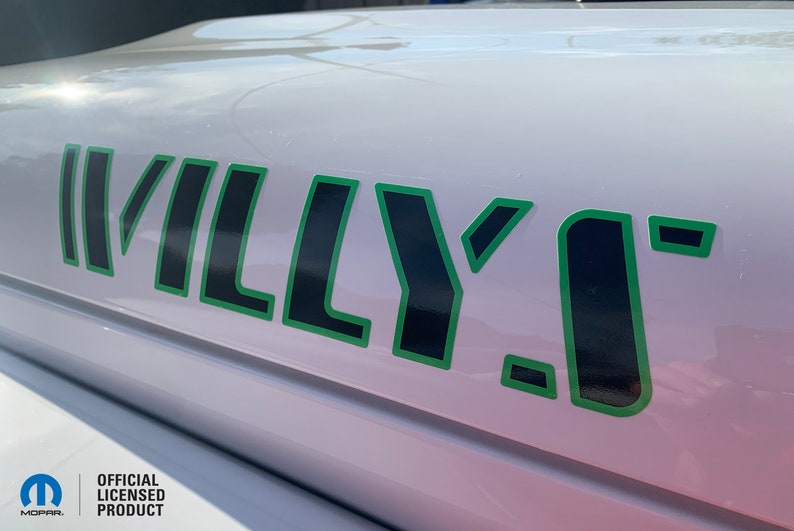 18-23 Jeep WILLYS Hood Decal Sticker Rubicon Wrangler Sahara Gladiator ...
