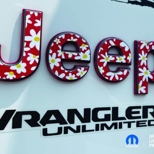 JEEP Wrangler Willys Rubicon 4xe Sahara Overland Fender Emblem Vinyl ...
