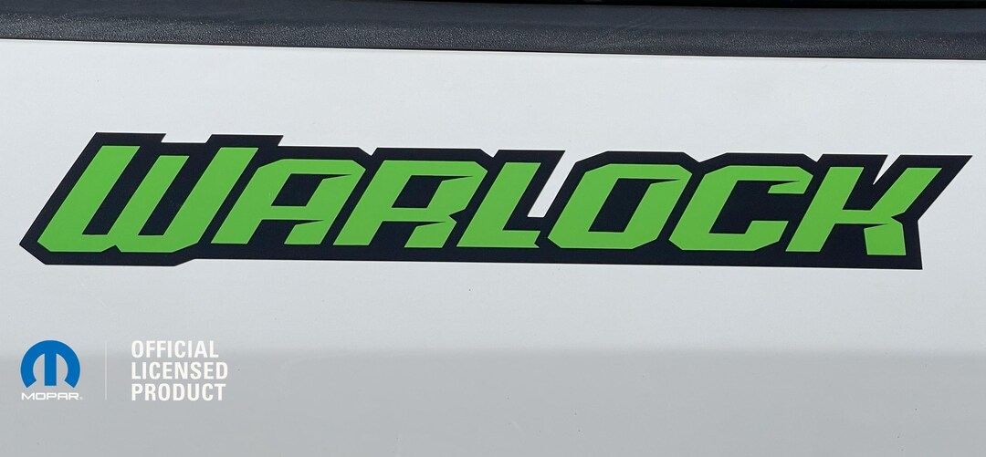 RAM WARLOCK Classic Truck Bed Decal Sticker GREEN 2019 2020 2021 2022 ...