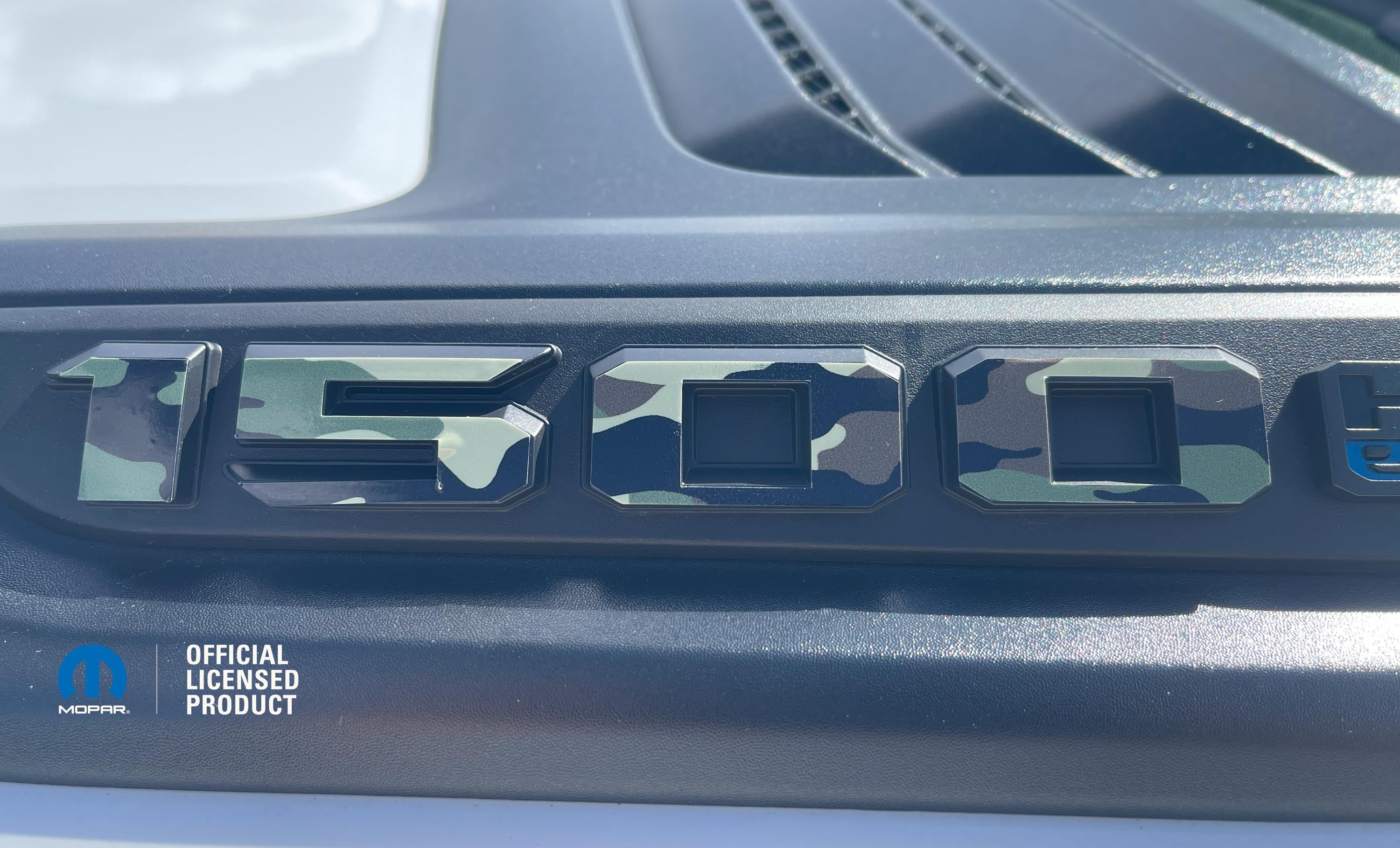 2019-2024 RAM 1500 Hood Emblem Decal Sticker Overlay CAMO Camouflage ...