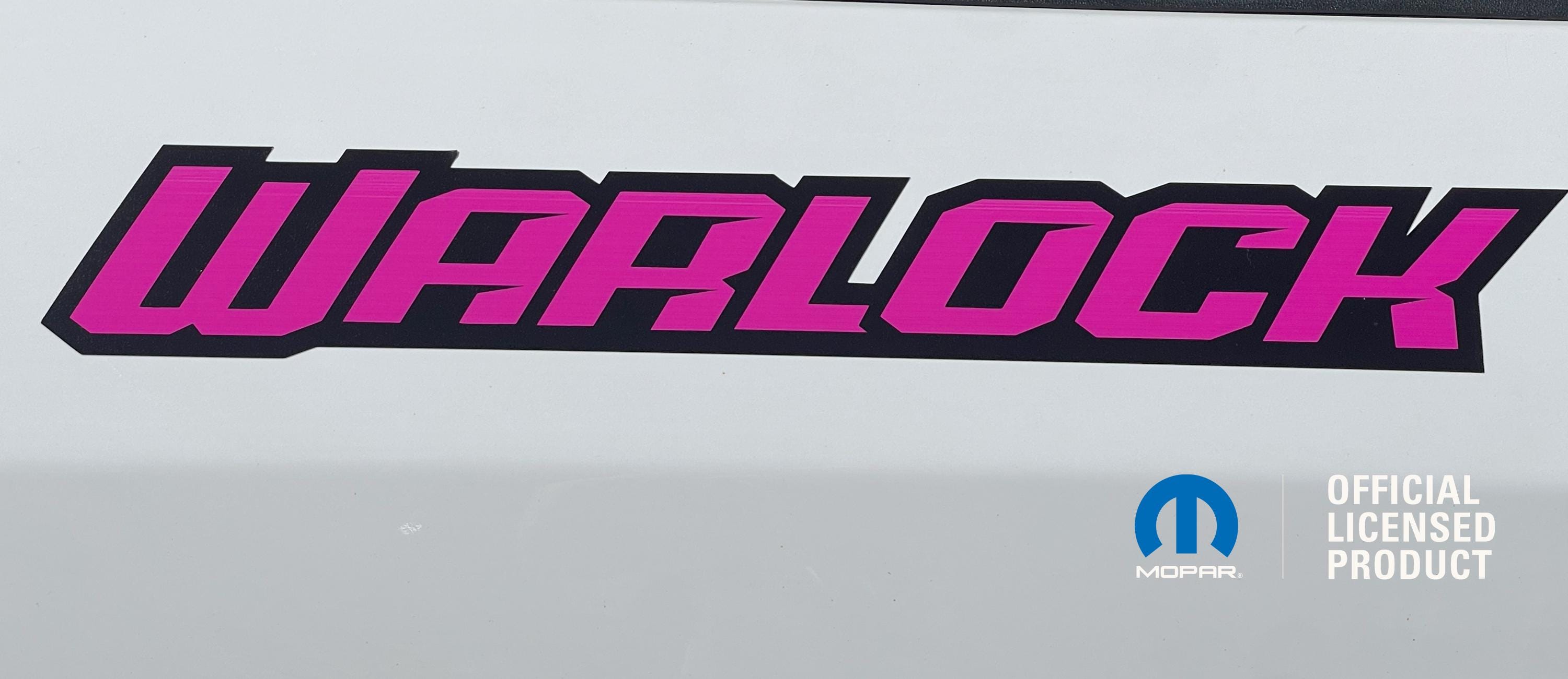 RAM WARLOCK Classic Truck Bed Decal Sticker Hot PINK 2019 2020 2021 ...