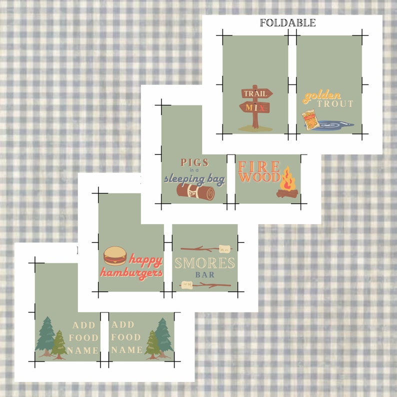 Happy Camper Birthday Welcome Sign Two Ways - Etsy