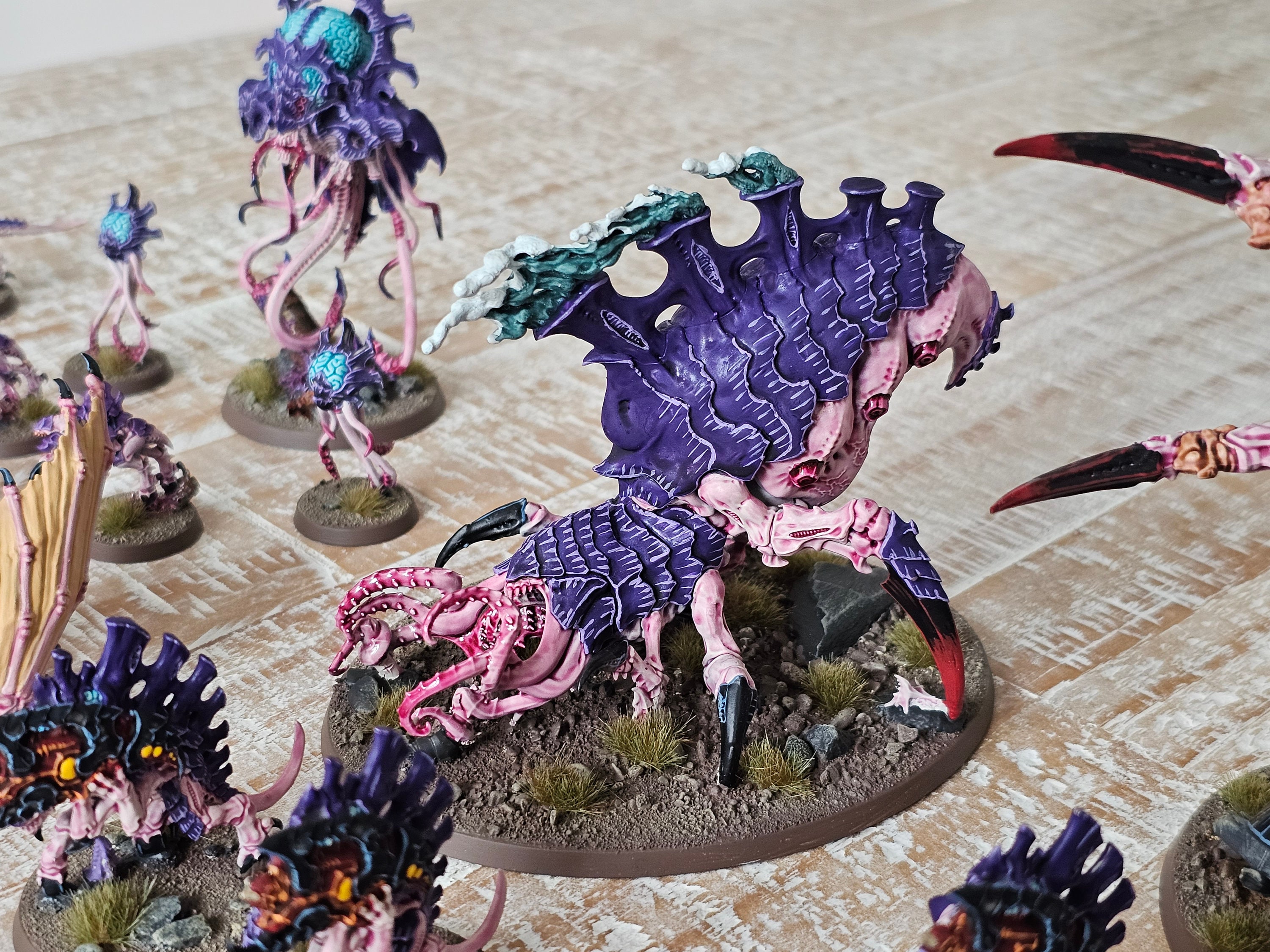Tyranid Army Painted Hive Fleet Leviathan Combat Patrol - Etsy