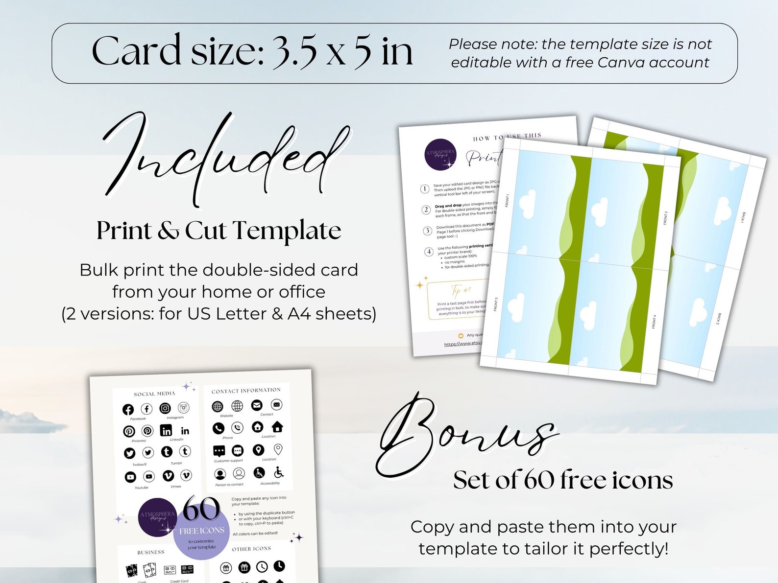 Business Review Card Template With Qr Code, Please Leave a Review ...