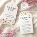 Flower Care Tag Template for Bloom Bar or Florist Business, Editable ...