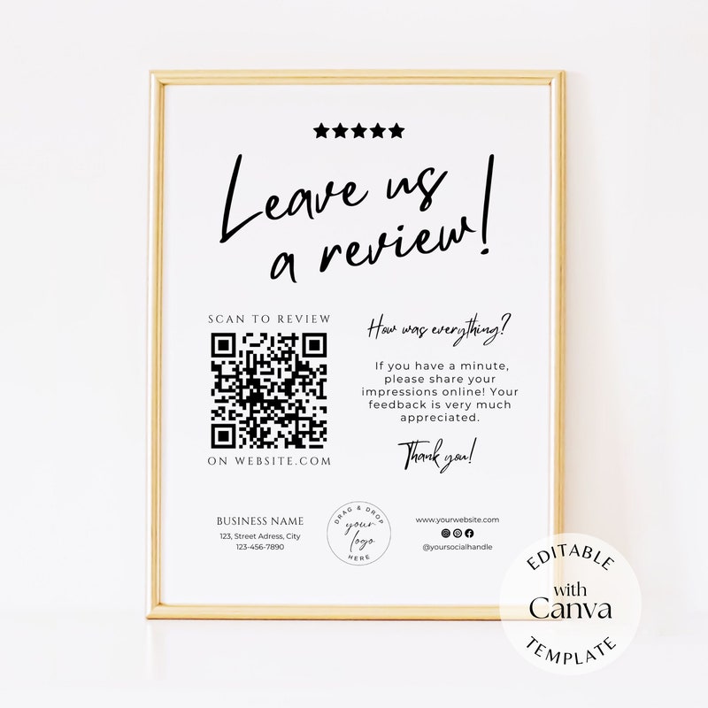Leave a Review - Etsy