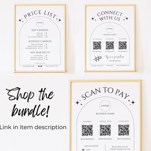 Business Price List Template, Pricelist Sign for Market Vendor, Craft ...