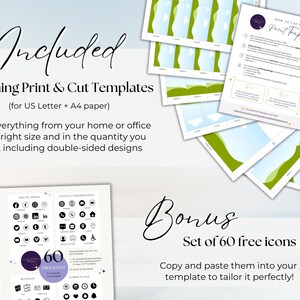 Craft Fair Bundle, 8 Editable Templates signs, Cards, Tags for Small ...