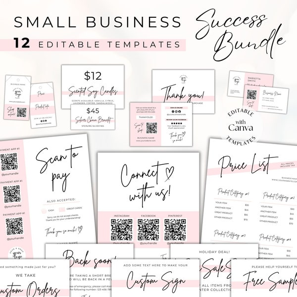 Small Business Pop up Signage - Etsy