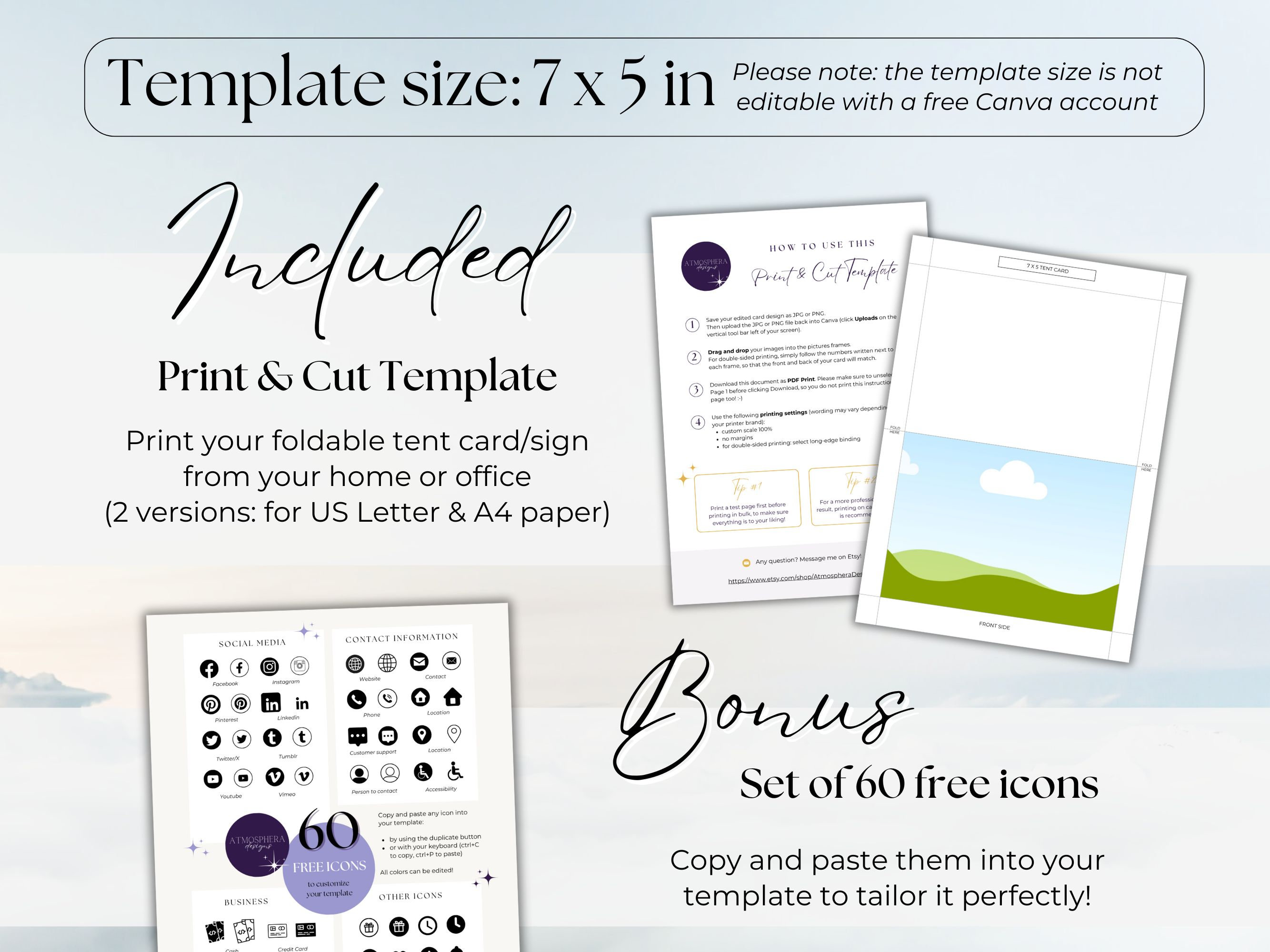 Free Samples Sign Template for Bakery, Farmers Market Vendor Table ...