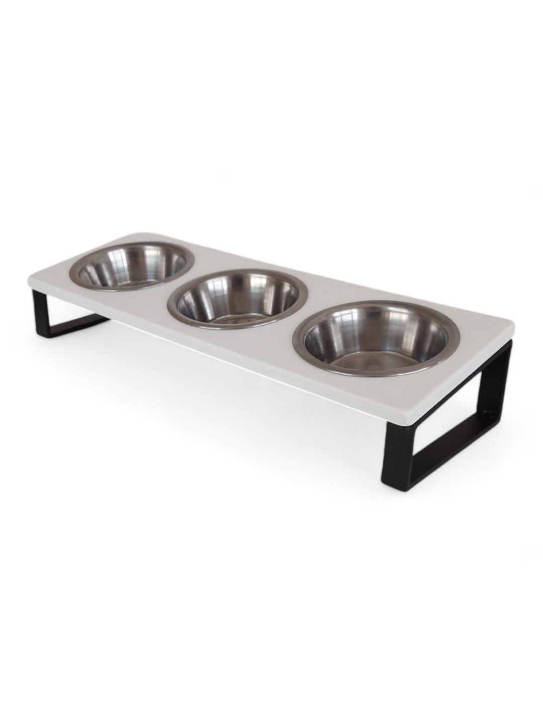 Eco-friendly Wooden Elevated Pet Stand 10% Incline for Better Digestion ...