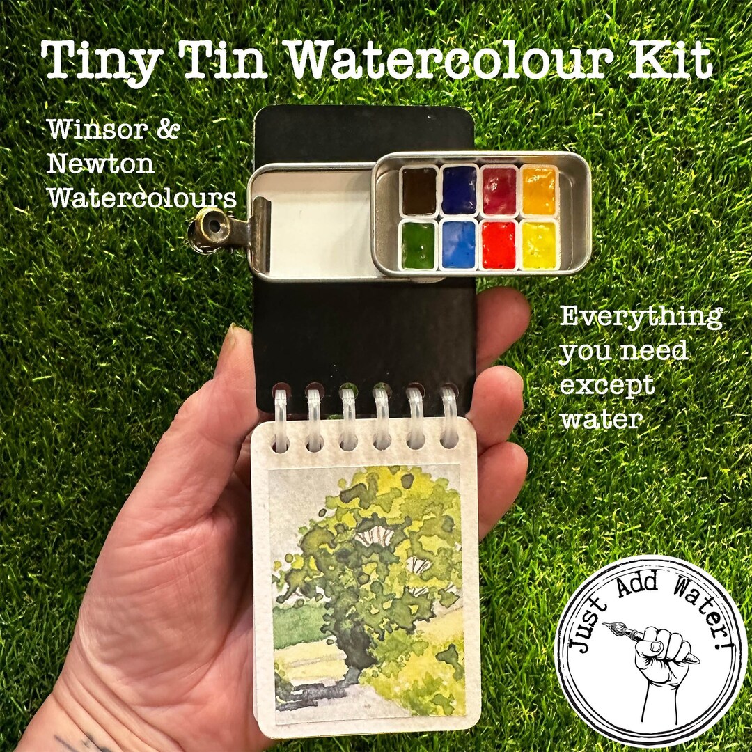Mini Watercolour Painting Set/travel Kit/field Kit Everything You Need ...